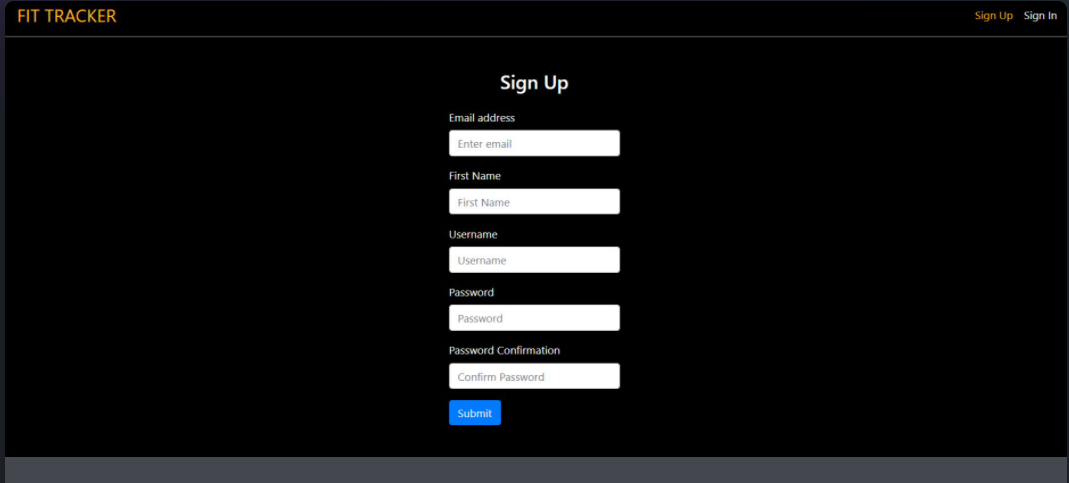 GitHub - zar686/exercise-tracker-client: Client for Exercise Tracker App