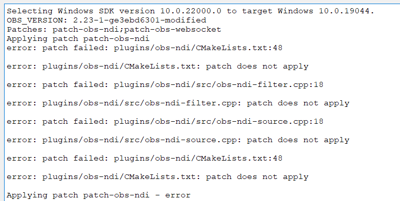 How do you handle errors · Issue #344 · CoSMoSoftware/OBS-studio-webrtc ...