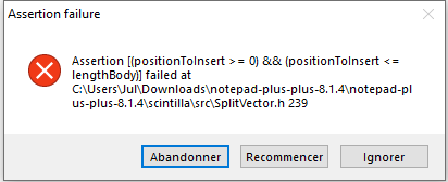 npp v8.x - crash after specifc regex search/replace · Issue #10494 · notepad-plus-plus/notepad ...