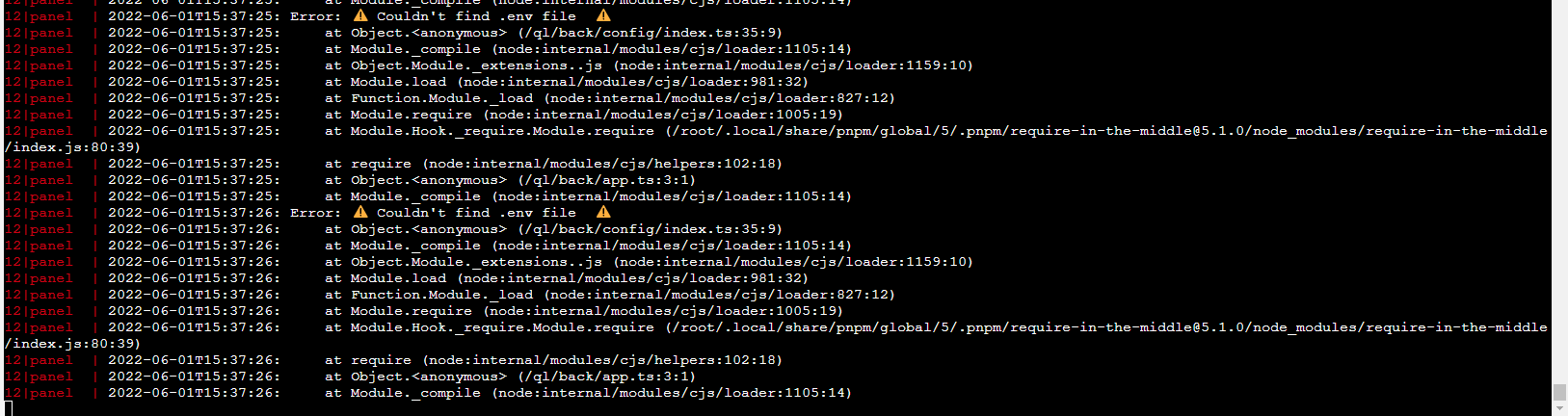 网页提示 服务错误 · Issue #1459 · whyour/qinglong · GitHub