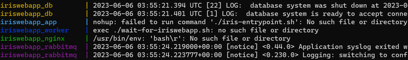 [bug] Docker Build Failed On Windows Environment · Issue 262 · Dfir Iris Iris Web · Github