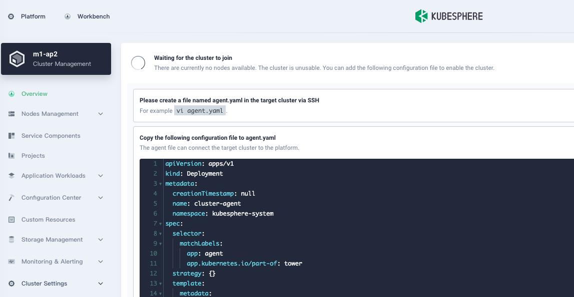 page not refresh automatically after adding cluster · Issue #511 · kubesphere/console · GitHub