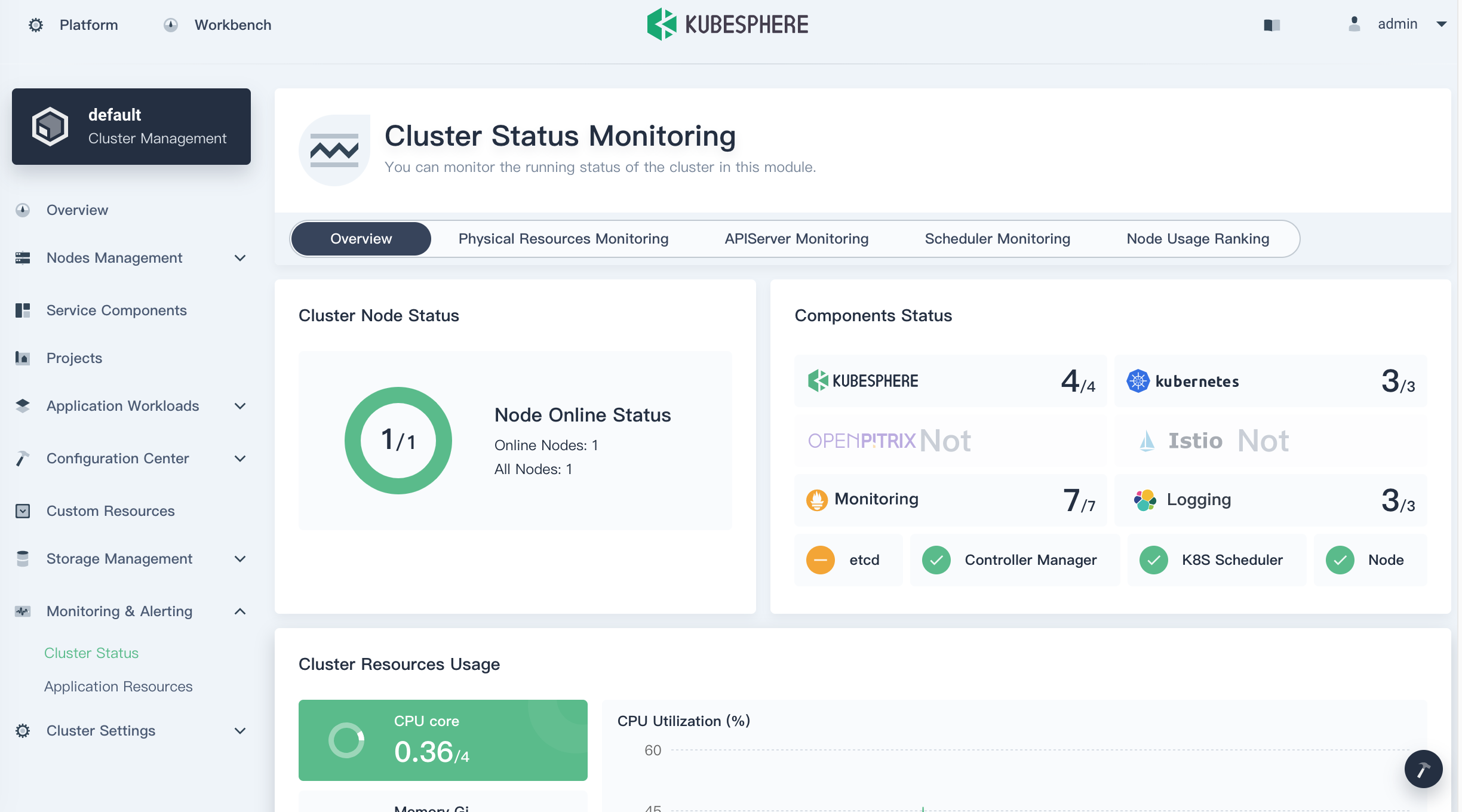 Cluster Status · Issue 517 · Kubesphereconsole · Github