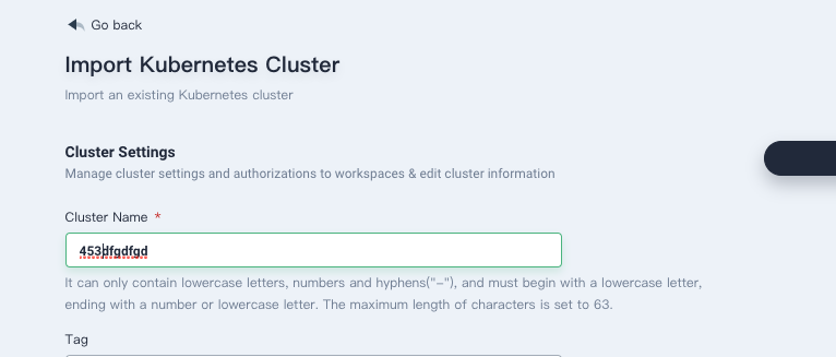 Cluster Name Description And Illegality · Issue 583 · Kubesphereconsole · Github