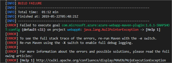 Azure Webappconfig Cant Generate Configuration · Issue 655 · Microsoftazure Maven Plugins 