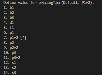 The pricing tier 'Premium' is not allowed in this resource group · Issue #661 · microsoft/azure ...