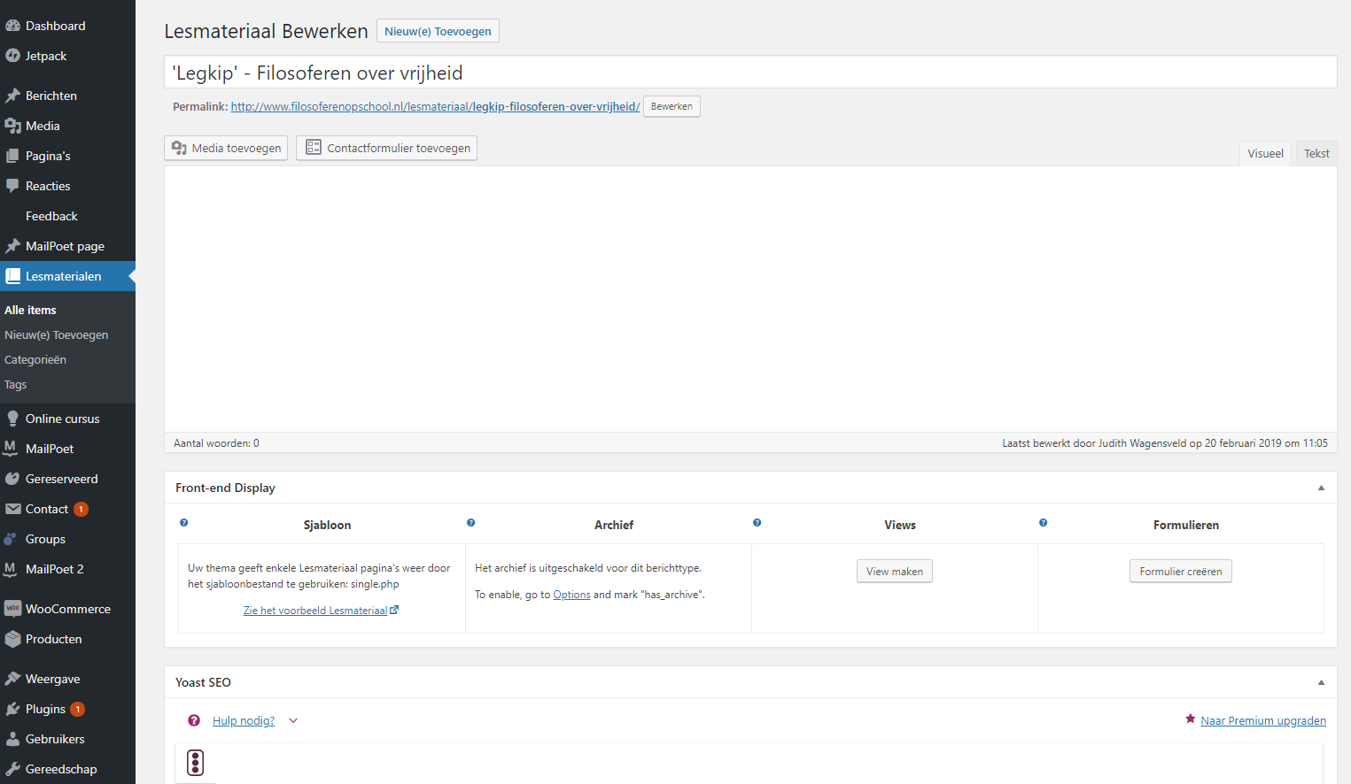 Custom Post Type content not visible in Classic Editor · Issue #86 · WordPress/classic-editor ...
