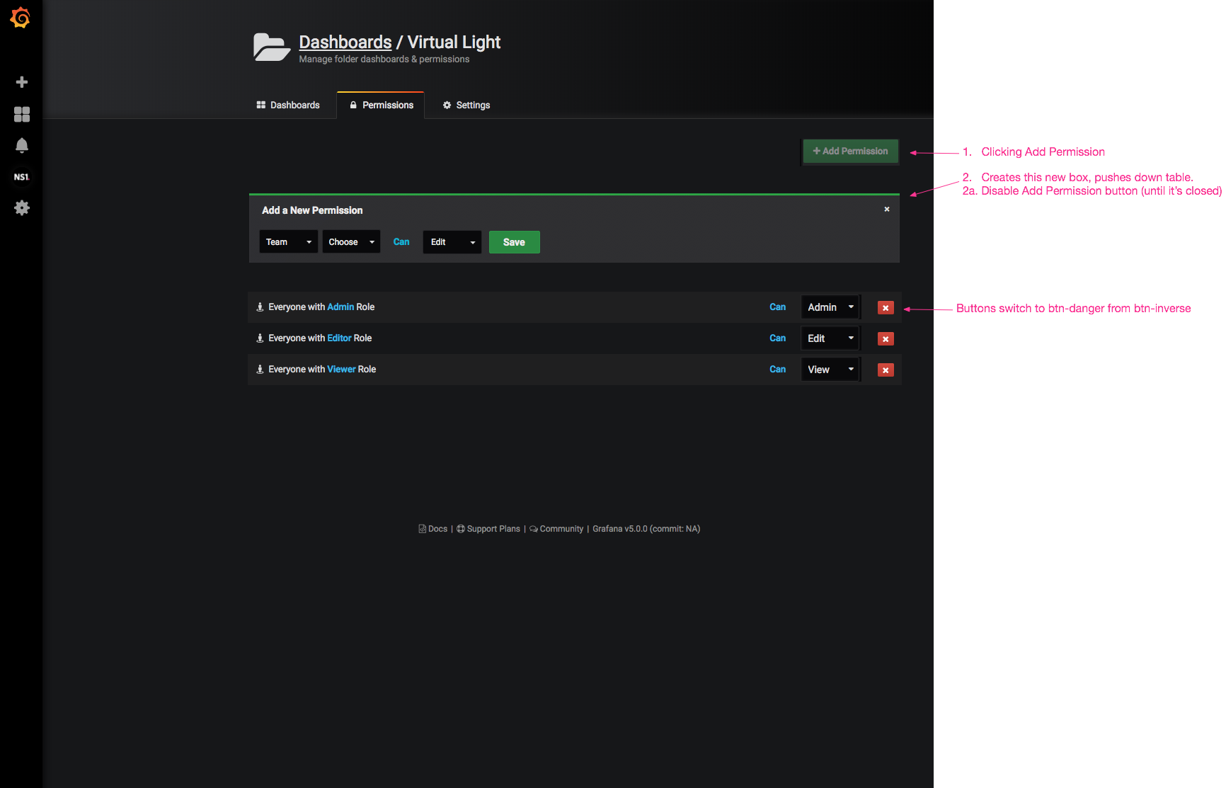 Grafana 5.0: modal for adding permissions · Issue #10676 · grafana/grafana · GitHub