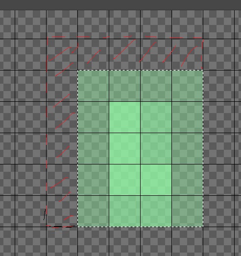 Rectangle selection tool selectable area offsets -1px at x&y axis ...