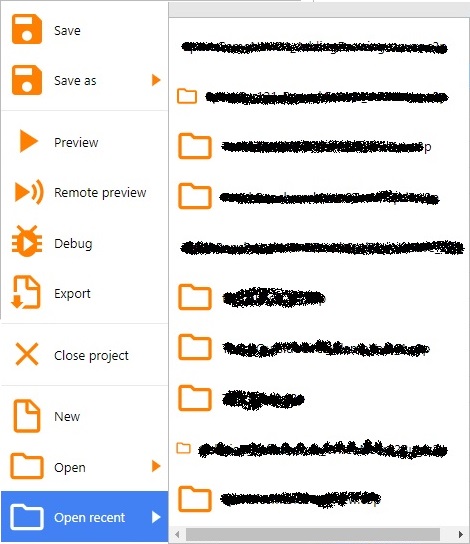 Open recent project - folder icons are misleading · Issue #2223 · Scirra/Construct-bugs · GitHub