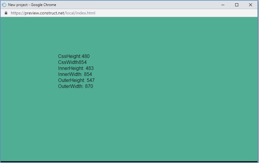 Window sizing is incorrect · Issue #2791 · Scirra/Construct-bugs · GitHub
