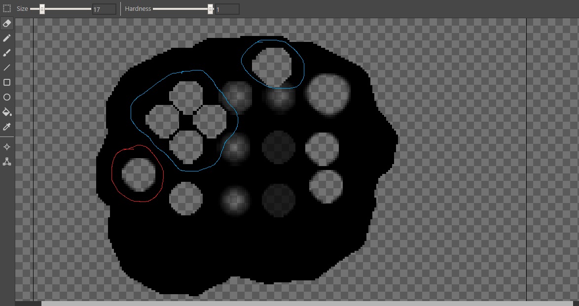 Eraser tool hardness bugs and does not provide solid edges · Issue ...