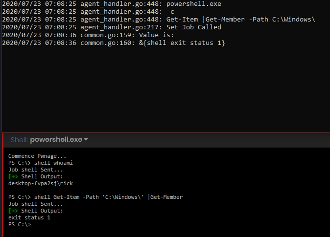 Incorrect order of shell piped commands to agents · Issue #3 · DeimosC2/DeimosC2 · GitHub