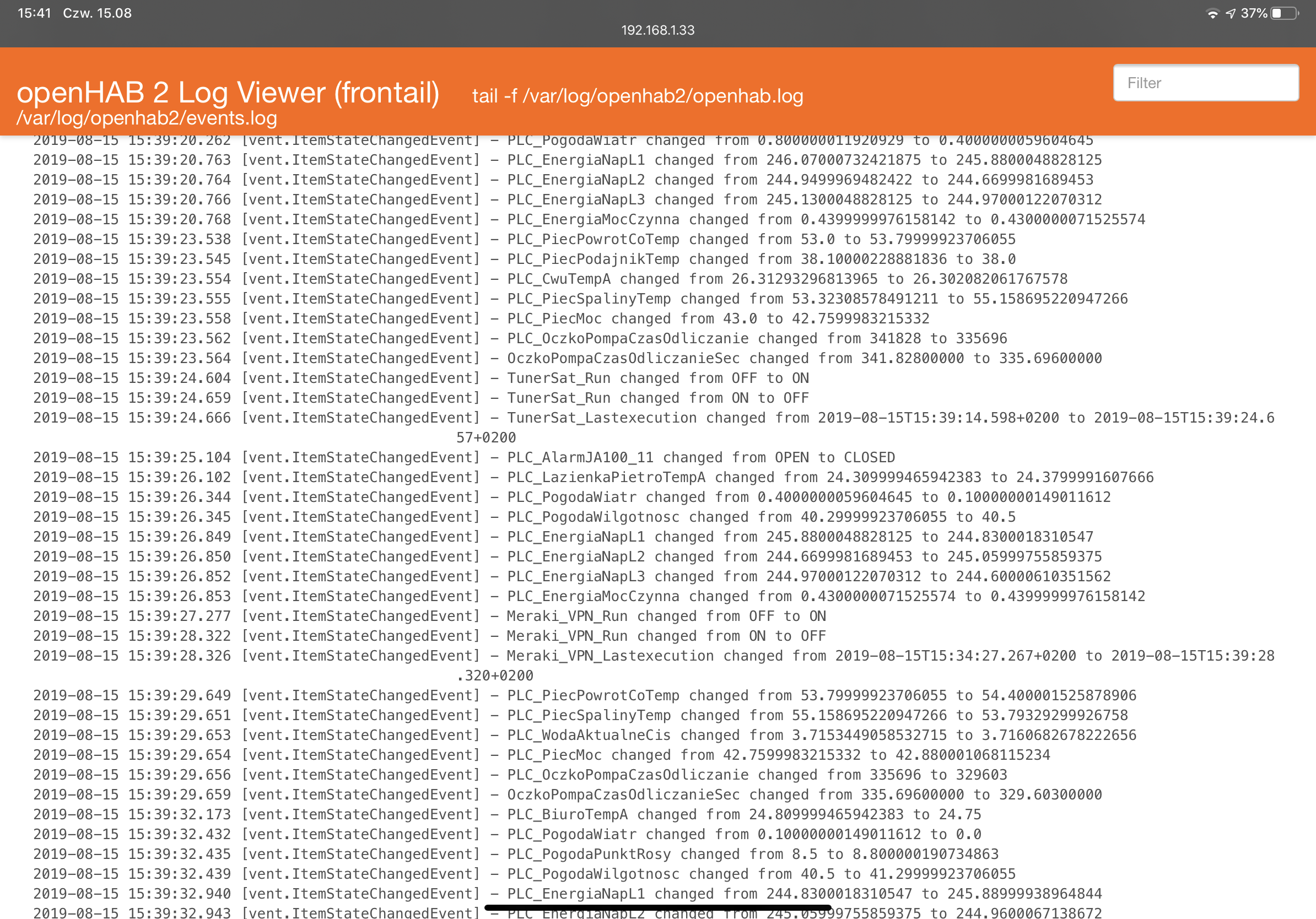 Searchable Logs · Issue #341 · homebridge/homebridge-config-ui-x · GitHub