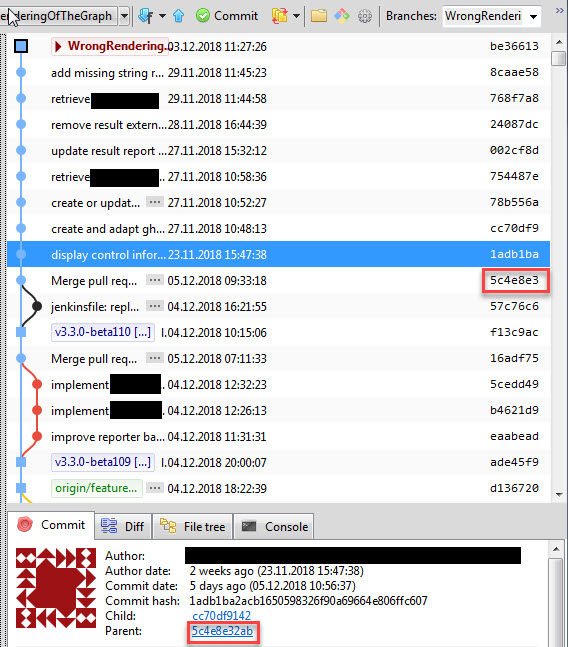 Revision graph starts from the wrong point · Issue #5880 ...