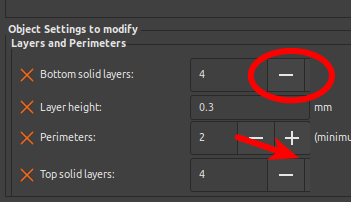 numerical input field +/- buttons incorrect display · Issue #10897 · prusa3d/PrusaSlicer · GitHub