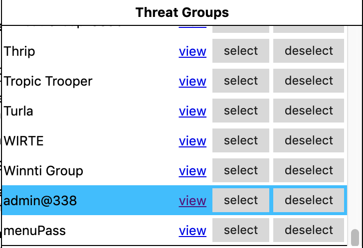 Threat Groups and Software sorting should disregard capitalization · Issue #99 · mitre-attack ...