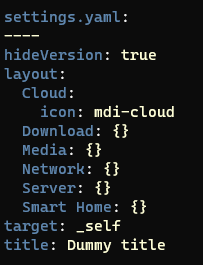 [Bug] settings.xml layout should be a list and not an object · Issue #1546 · gethomepage ...