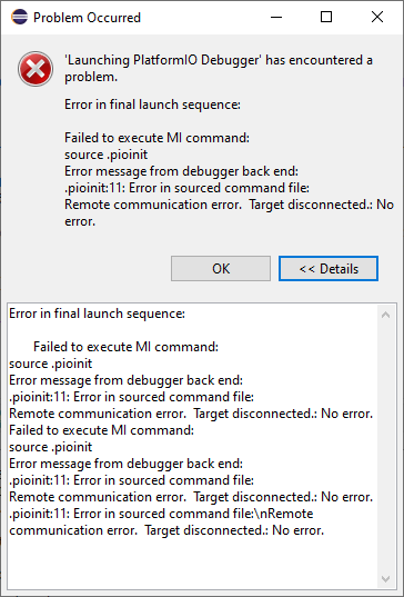 Esp32 Error In Starting Debugger · Issue 2560 · Platformioplatformio Vscode Ide · Github