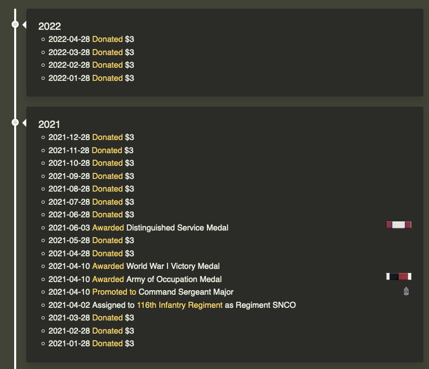 Add enlistments to service record · Issue #109 · 29th/personnel-v3 · GitHub