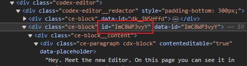 Could add "id" in the ce-block? · Issue #2529 · codex-team/editor.js · GitHub