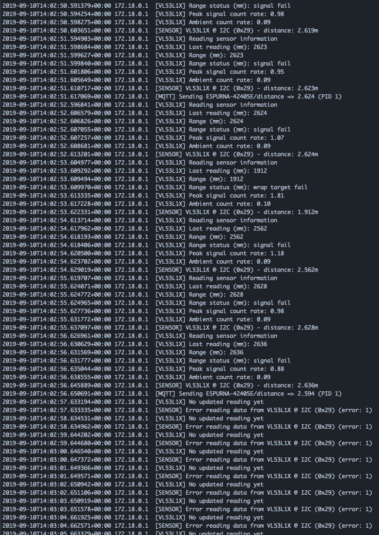 Single Shot Measurements Feature Request · Issue 3 · Pololu Vl53l1x Arduino · Github