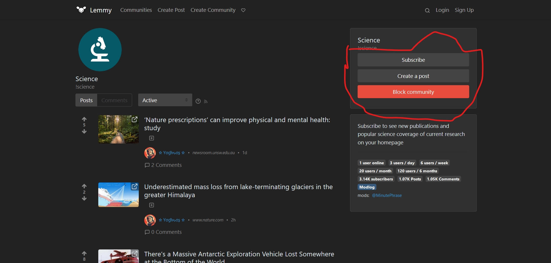 Links/buttons that require being logged in show up when not logged in · Issue #975 · LemmyNet ...
