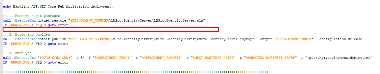 Custom deployment script for an asp-net Core project with node modules · Issue #2782 ...