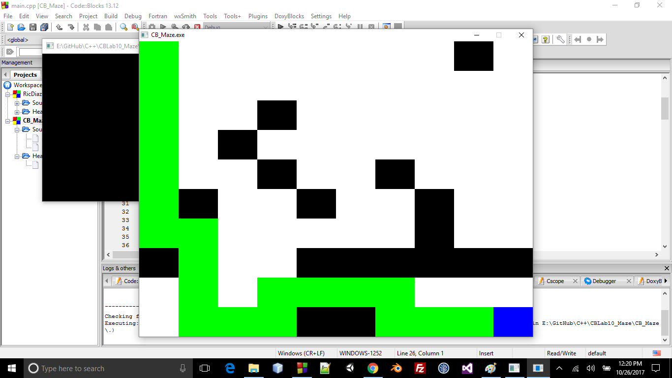 GitHub - RDDiaz/Maze-Traversal: Maze Traversal using the Allegro Library