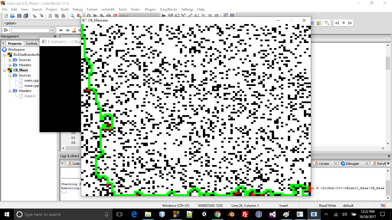 GitHub - RDDiaz/Maze-Traversal: Maze Traversal using the Allegro Library