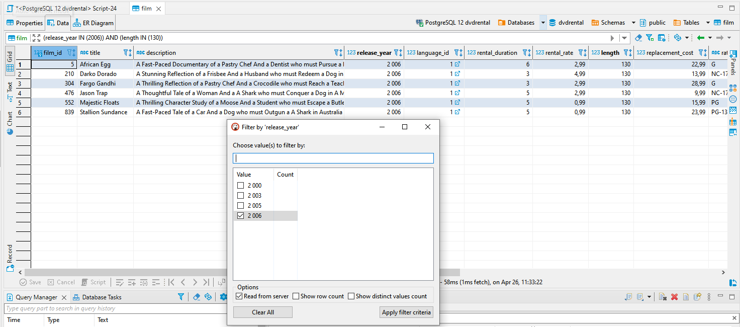 Dbeaver column data filter function · Issue #16289 · dbeaver/dbeaver ...