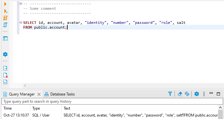 Execute Query Without Comments Above · Issue 18052 · Dbeaver Dbeaver · Github
