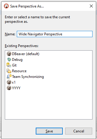 Database Navigator: remember _absolute_ width upon resizing · Issue ...