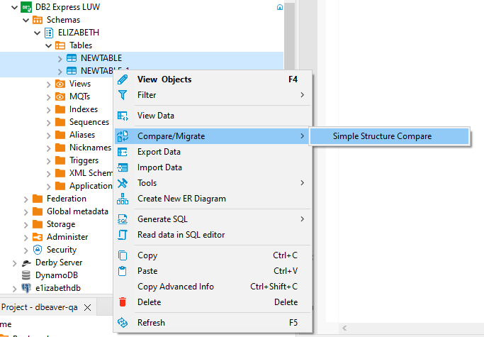 Compare Database data option missing,about dbeaver/dbeaver - Coder Social
