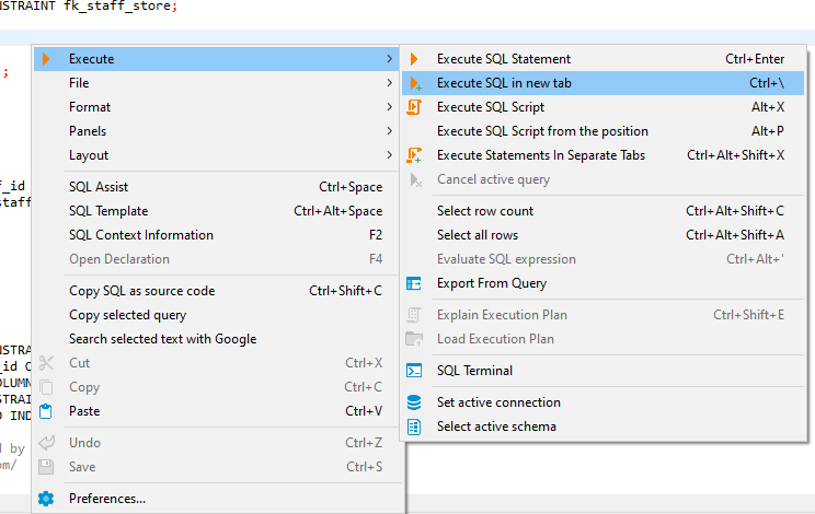 Return The Button Execute Sql In New Tab · Issue 18275 · Dbeaverdbeaver · Github 