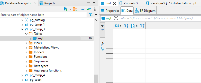 Make temporary tables editable through data editor (PostgreSQL) · Issue #18549 · dbeaver/dbeaver ...