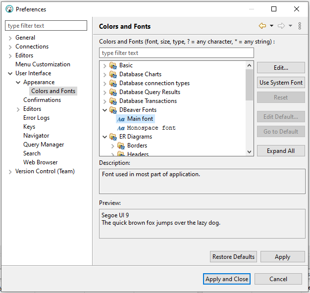 Use Custom Font · Issue 9427 · Dbeaverdbeaver · Github