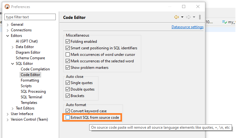 New versions of DBeaver lost formatting functionality · Issue #20121 ...