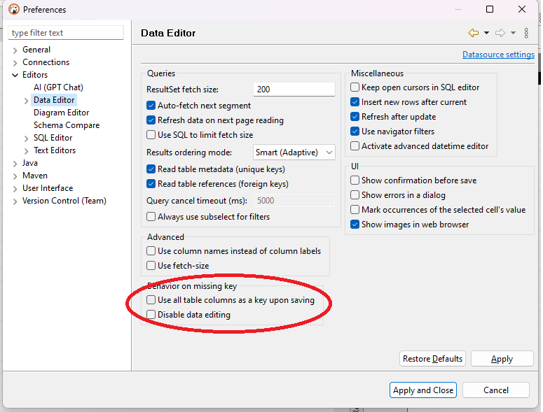 MariaDB - Adding JOIN to statement disables ability to edit · Issue #20860 · dbeaver/dbeaver ...