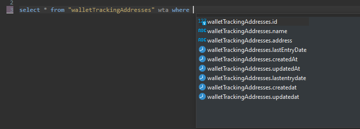 Autocomplete on columns in where clause not formatting properly · Issue #21589 · dbeaver/dbeaver ...