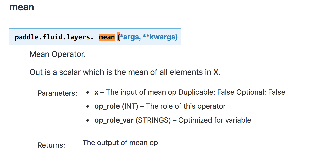 Need To Generate More Readable Api Doc · Issue 10974 · Paddlepaddlepaddle · Github 1218