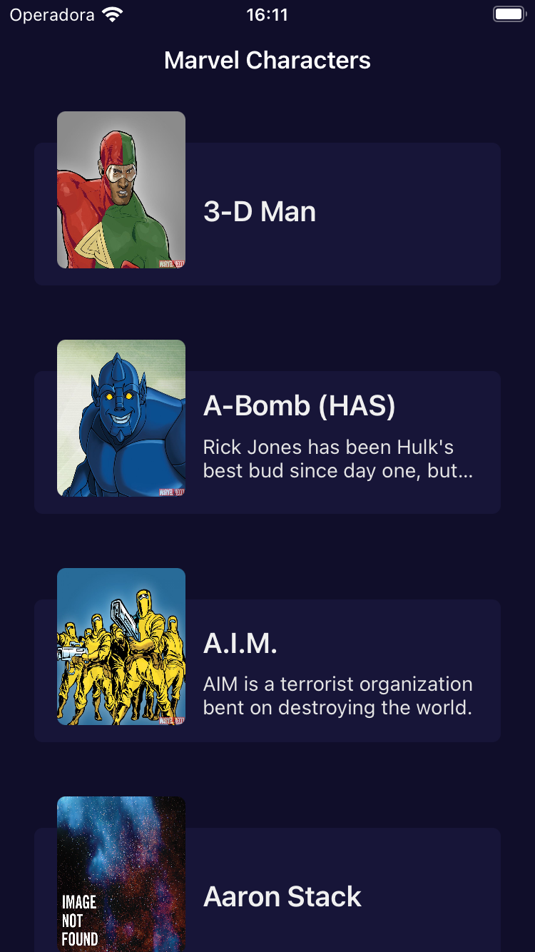 GitHub - SiqueiraYris/MarvelApp