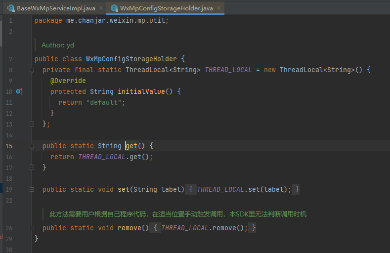 配置了两个公众号时SDK报错 · Issue #2228 · binarywang/WxJava · GitHub