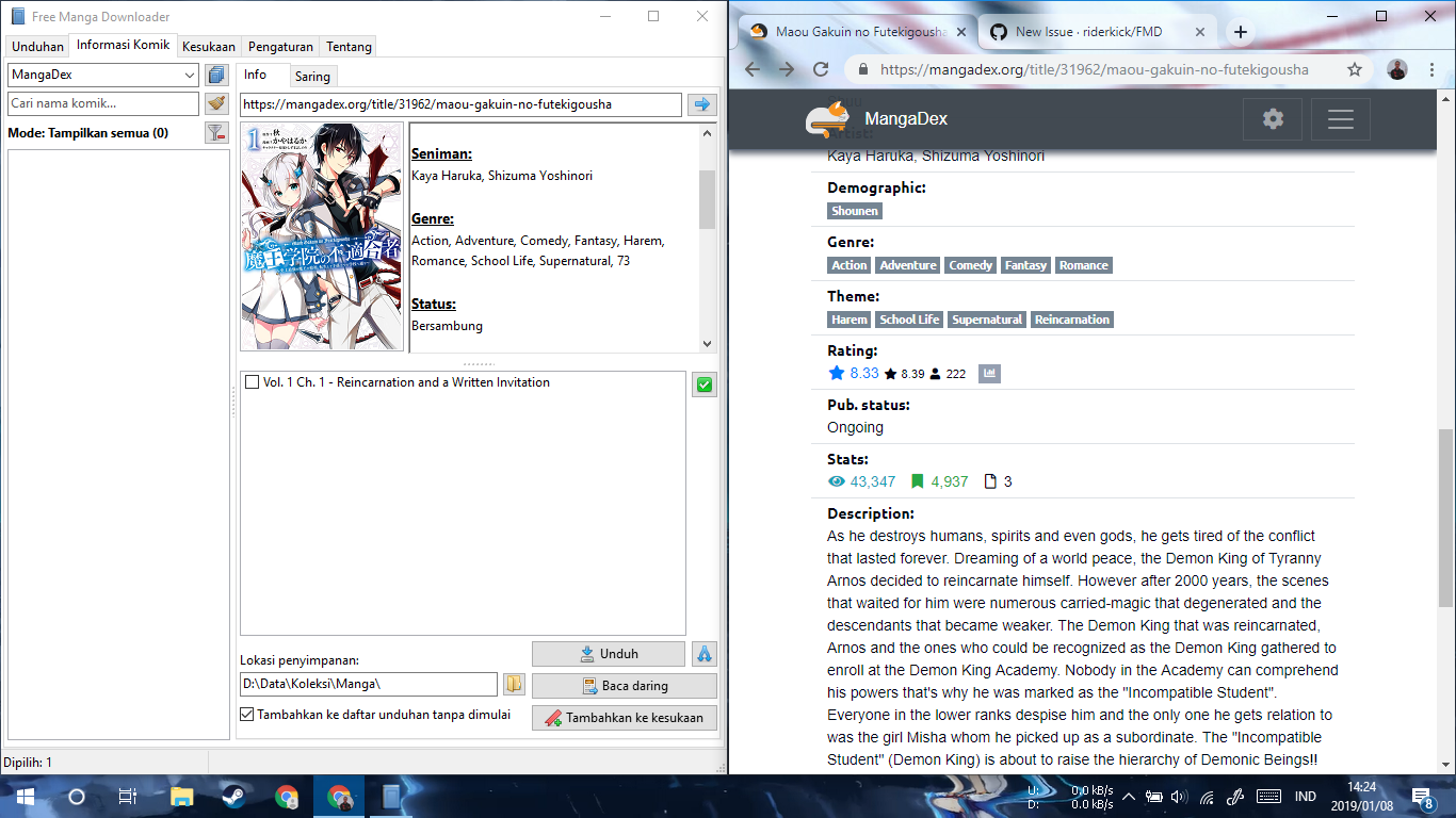 MangaDex Genre · Issue #1615 · riderkick/FMD · GitHub