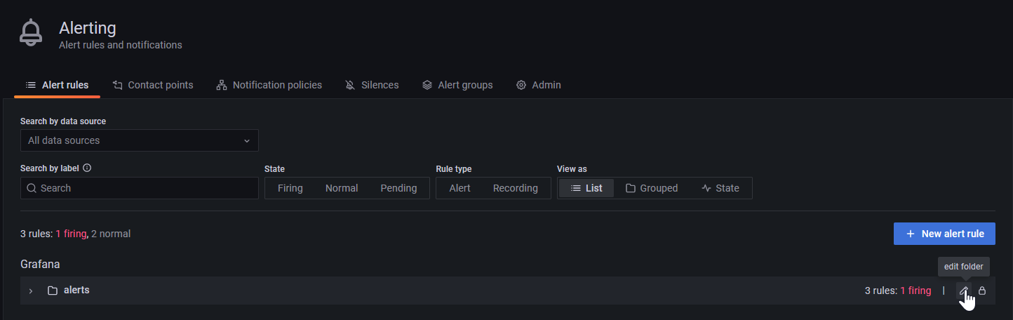 Edit Alert Folders Doesnt Provide Subpath Link · Issue 54977 · Grafanagrafana · Github 