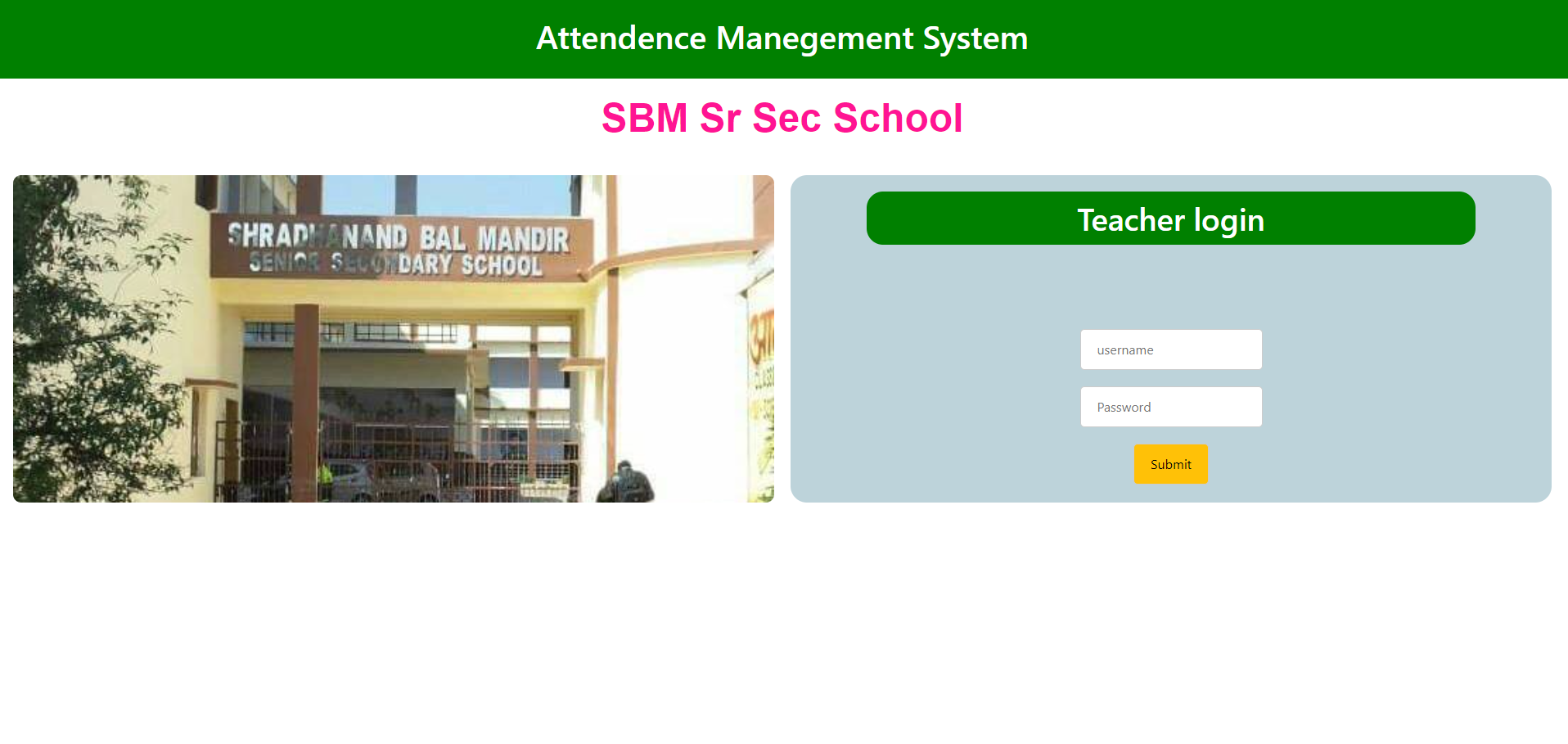 GitHub - Piyushrajput032/School-Attendance-Management: School ...