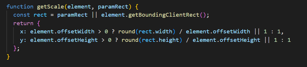 [DOM] The positioning calculation is incorrect in the scale scene · Issue #2012 · floating-ui ...