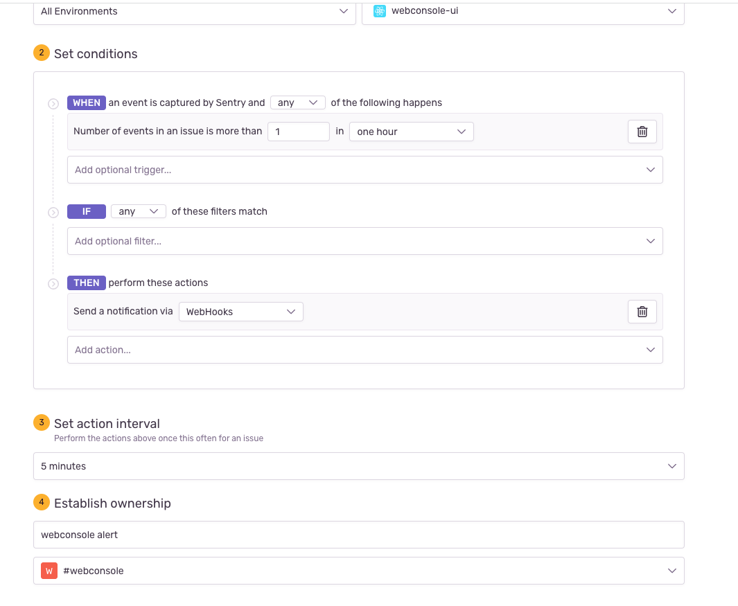 The alert was not triggered · Issue #1730 · getsentry/self-hosted · GitHub