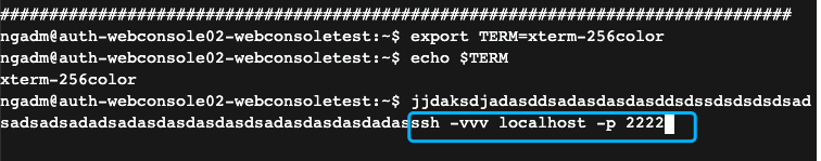 The content disorder when use up or down key of keyboard to switch history commands · Issue ...
