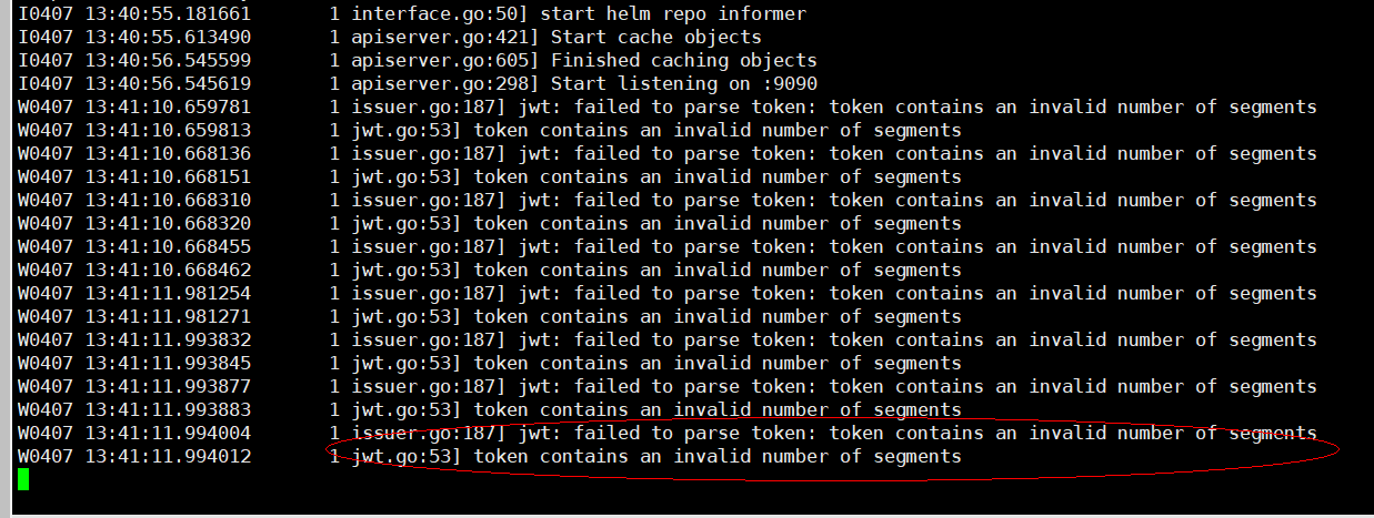 token contains an invalid number of segments · Issue #5628 · kubesphere/kubesphere · GitHub